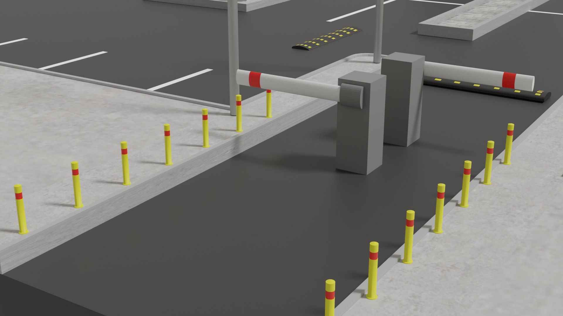 Car Park Public Model - TurboSquid 1539191