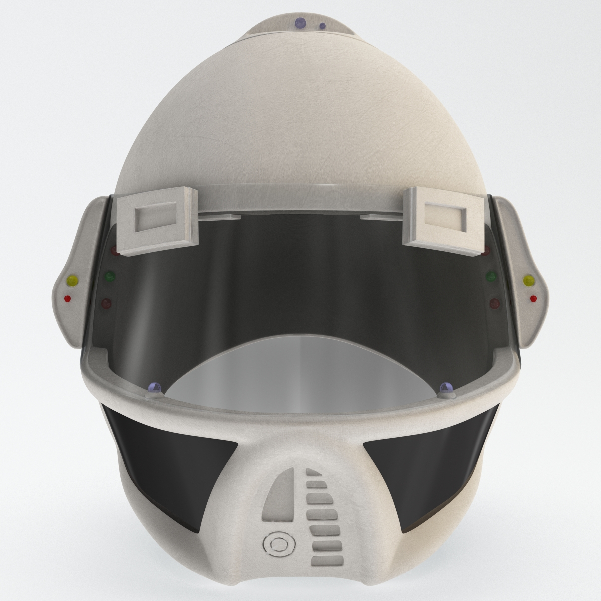 lightwave futuristic soldier helmet