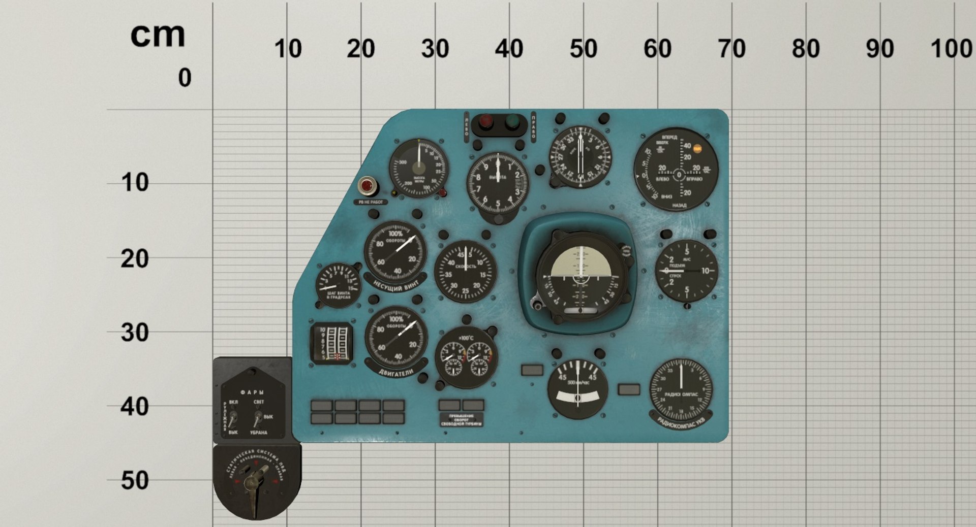 3D left panels board mi-8mt model - TurboSquid 1367341
