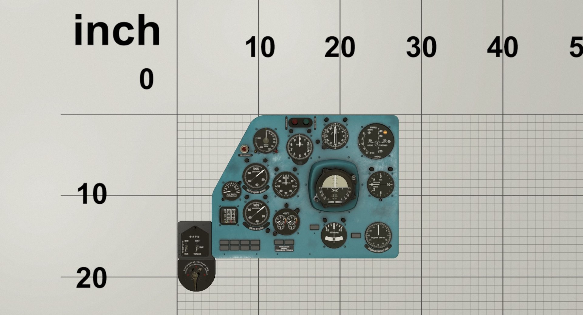 3D left panels board mi-8mt model - TurboSquid 1367341