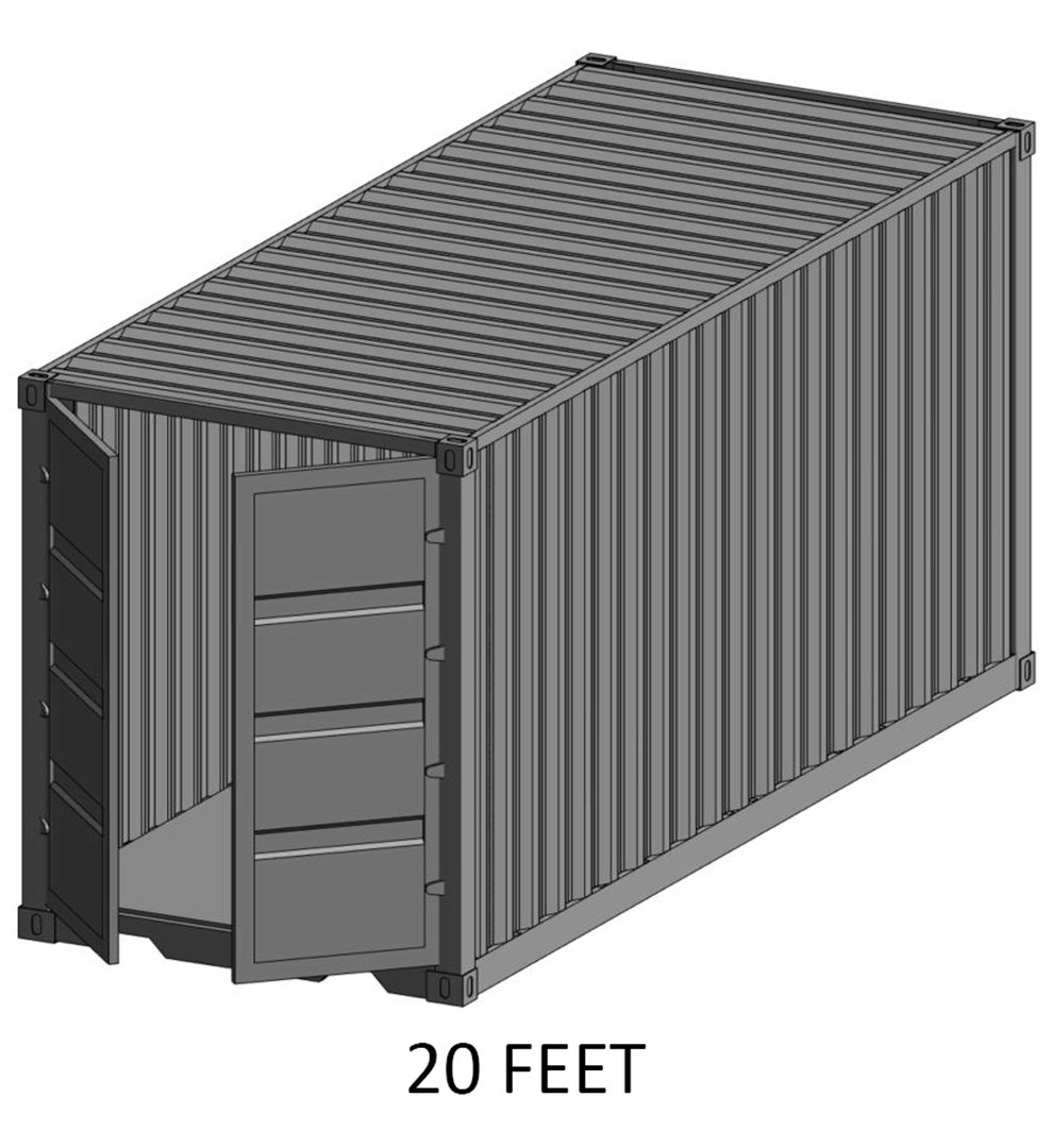 Container Shipping Full Parameter Model - TurboSquid 2266208