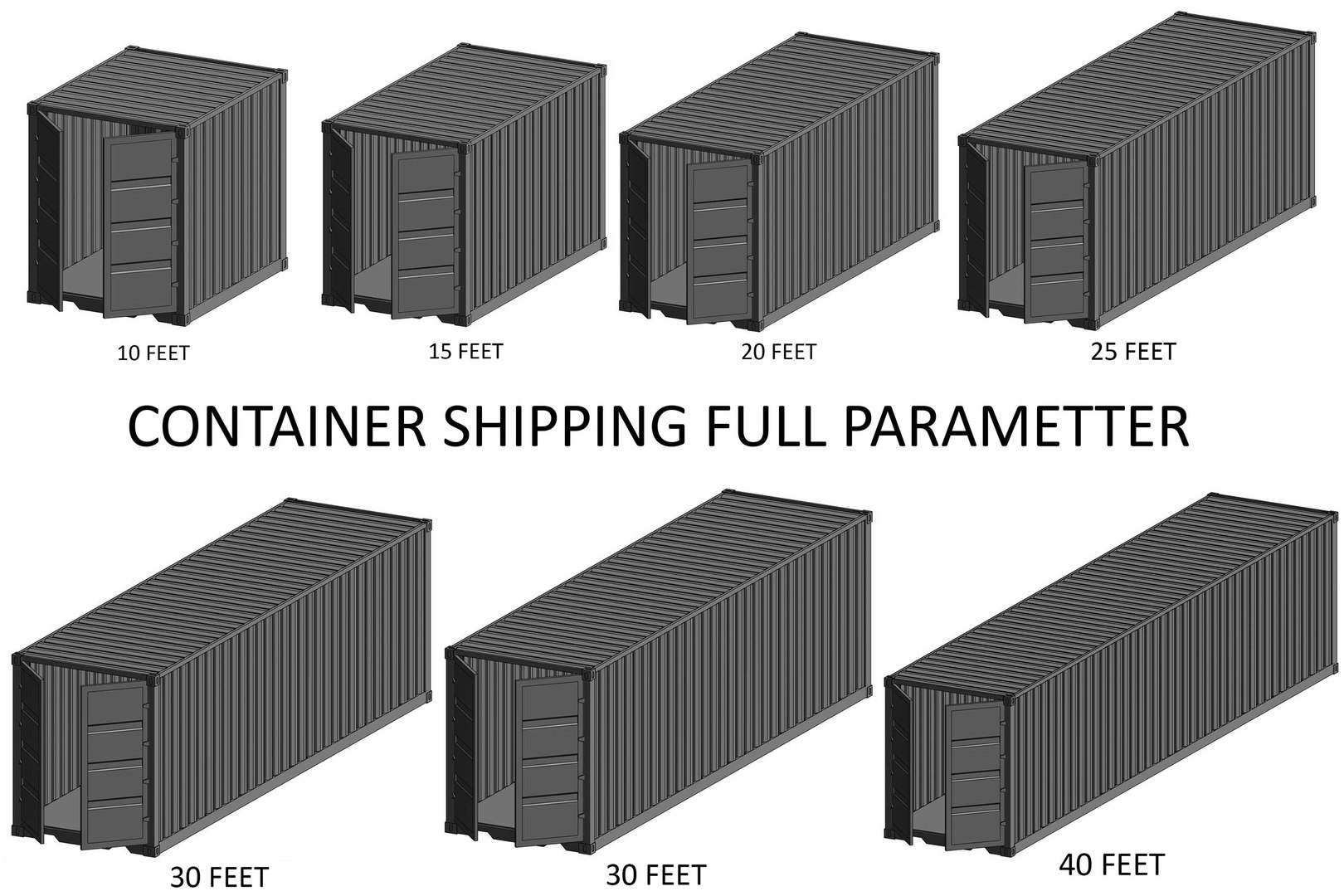Container Shipping Full Parameter Model - TurboSquid 2266208