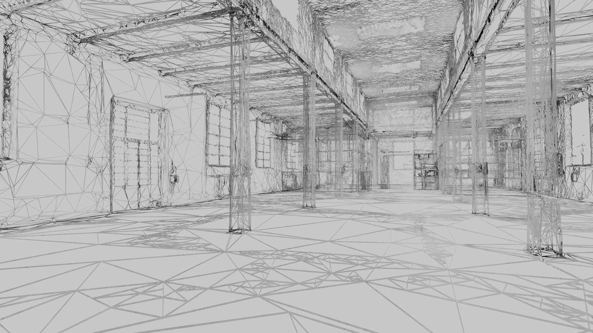Interior Old Office 3D Model - TurboSquid 1676647