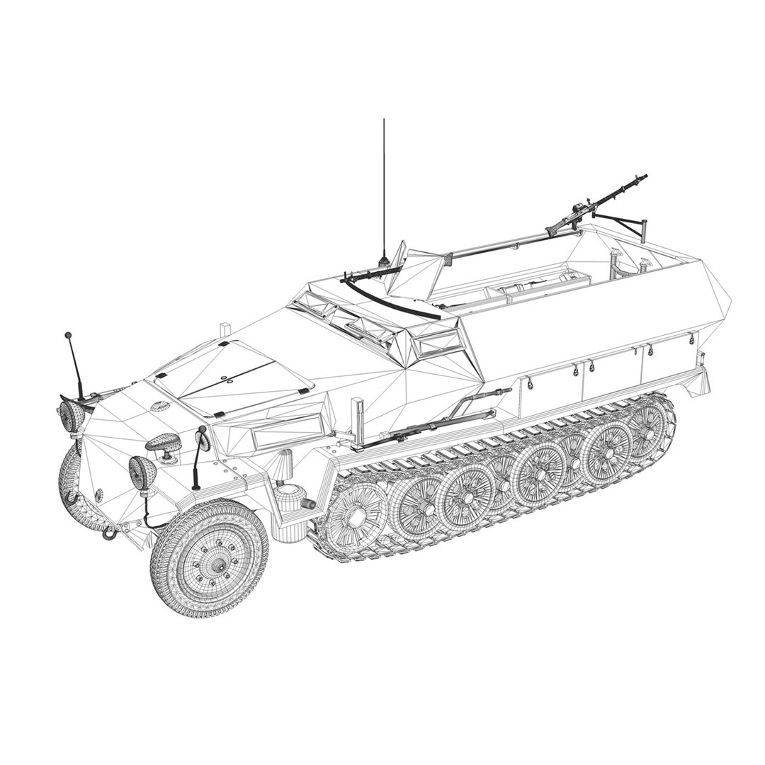 3D sd kfz 1 ausf - TurboSquid 1359776