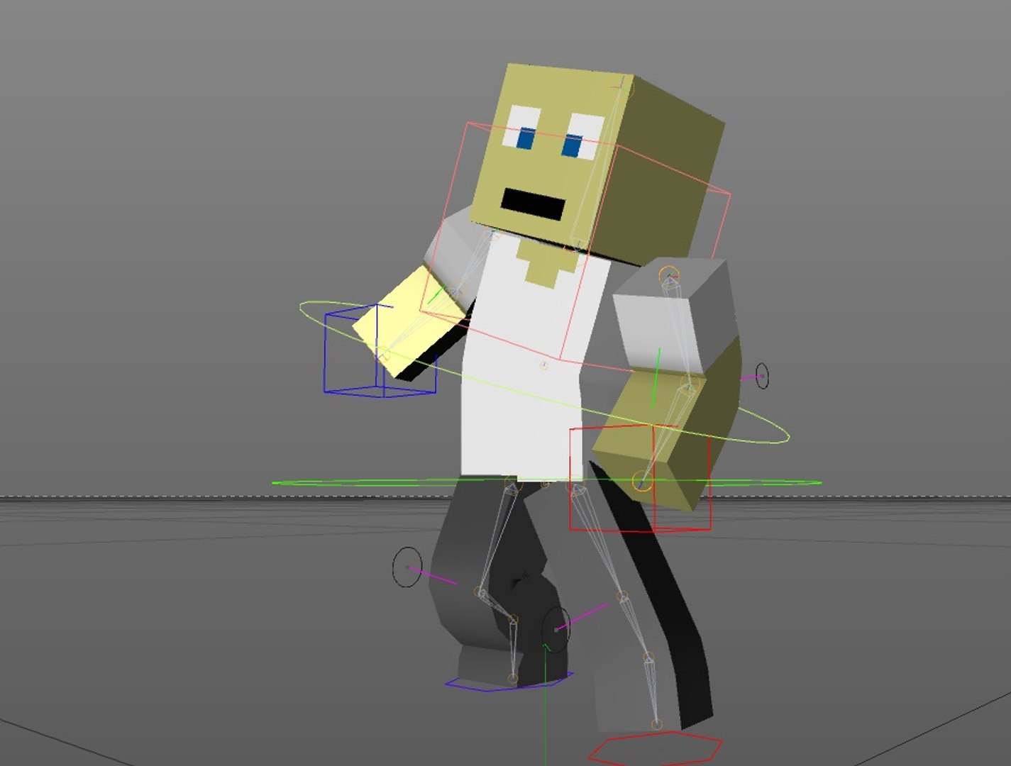 3d Model Minecraft Character
