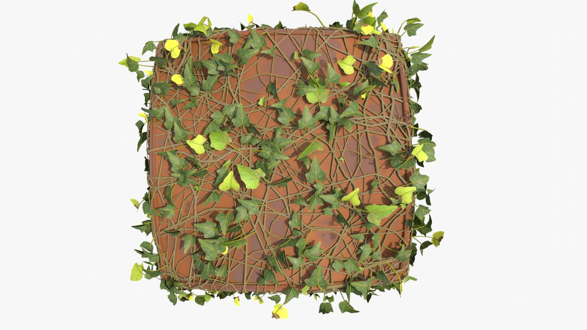 Rusty Telephone Box With Ivy 3D - TurboSquid 2145886