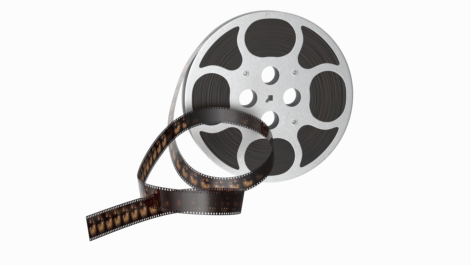 3D Movie Film Reel - TurboSquid 2130589