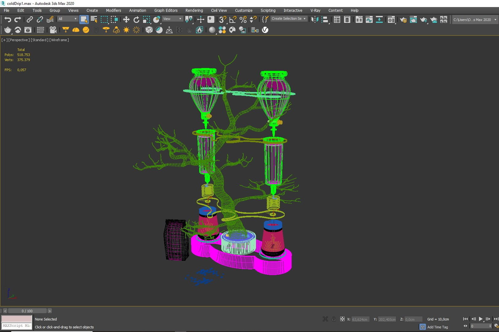 3D Cold Drip Tower CM018 - TurboSquid 2504906