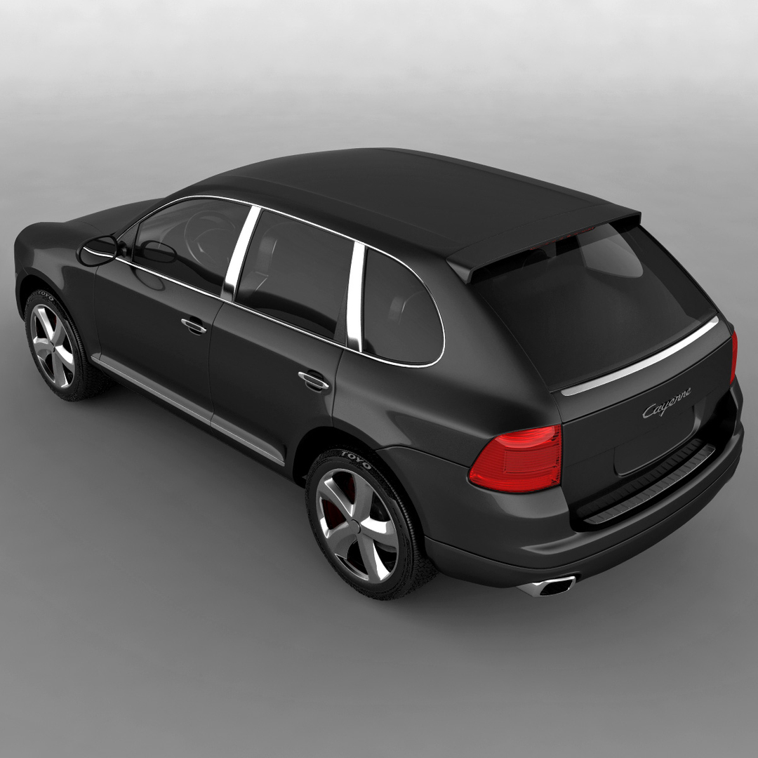 porsche cayenne 3d model