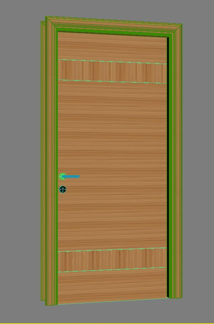 free 3ds model interior door