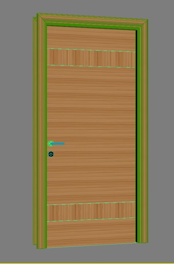 free 3ds model interior door