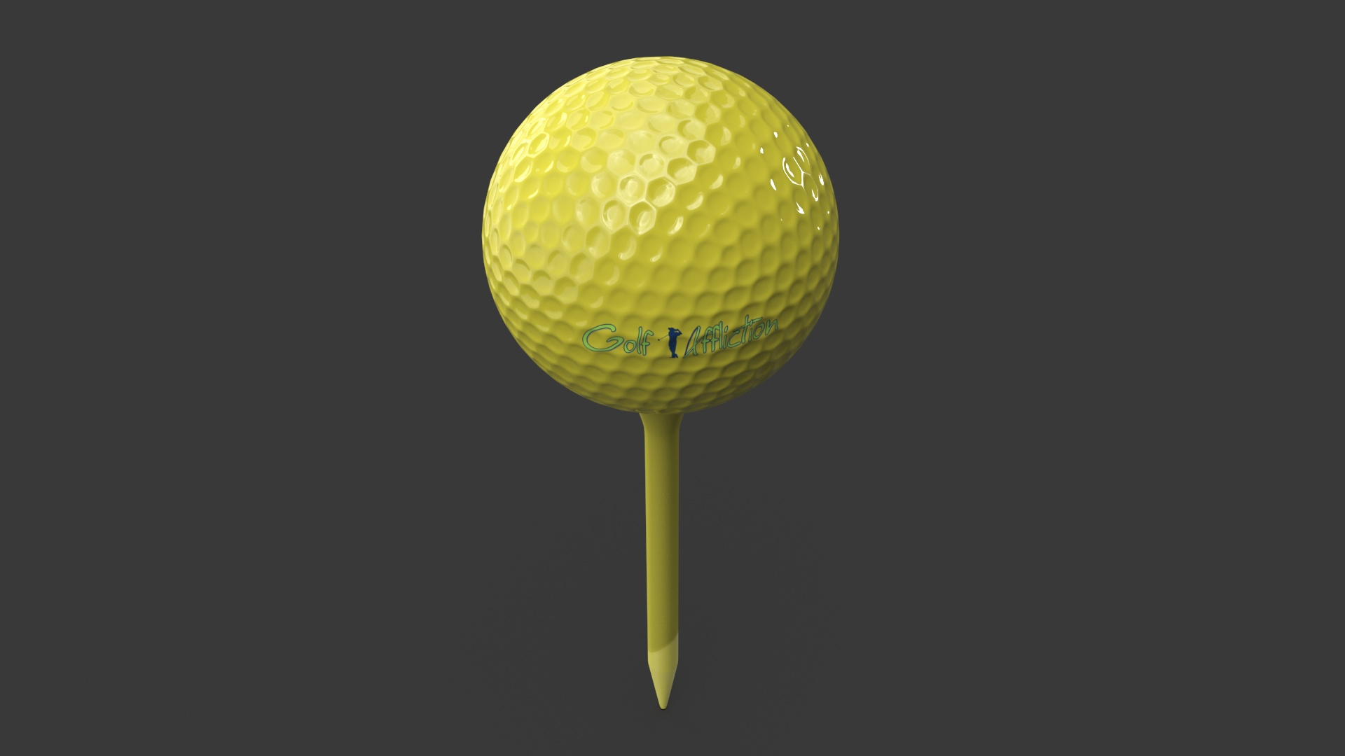 Golf Ball On Tee 3D Model - TurboSquid 2252576