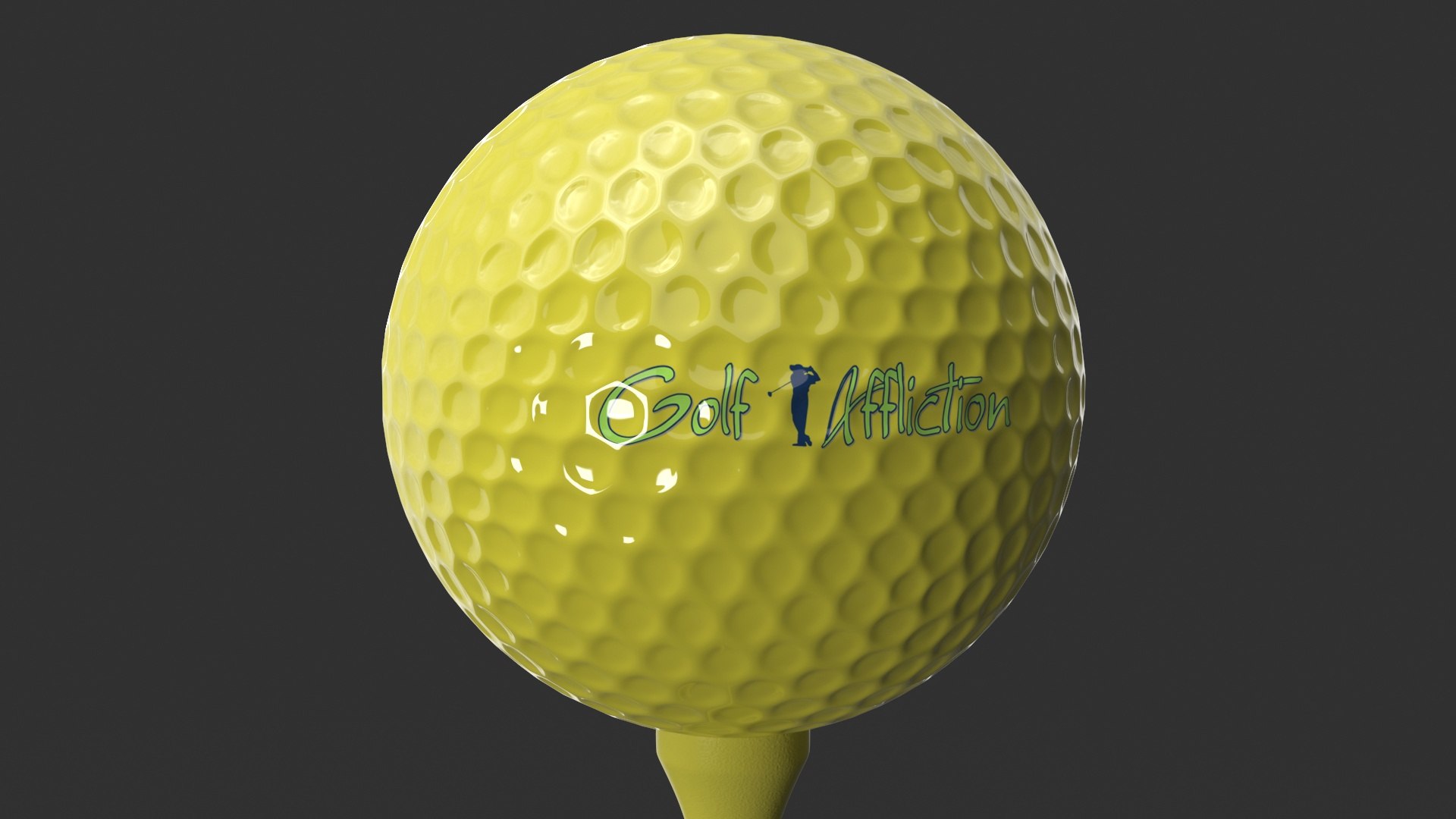 Golf Ball On Tee 3D Model - TurboSquid 2252576