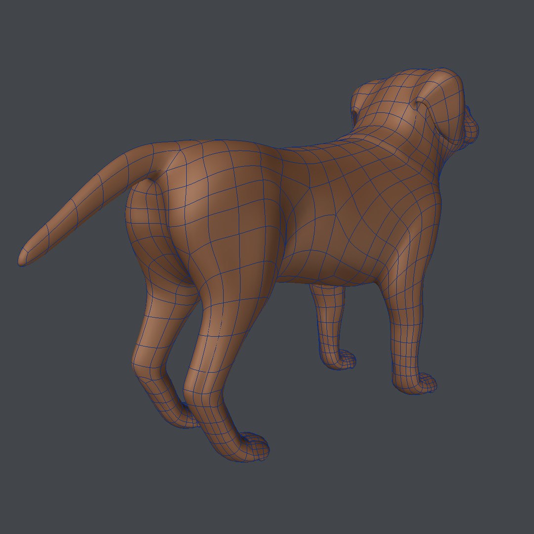 3ds max dog