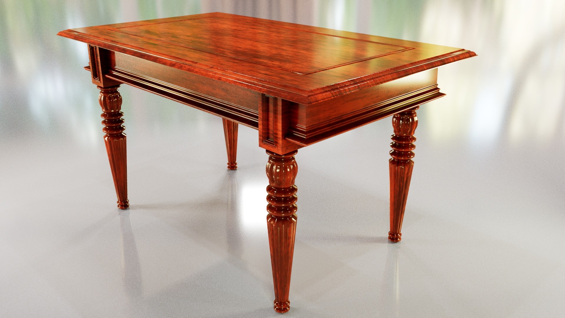 3D Classical Coffee Table - TurboSquid 2373633