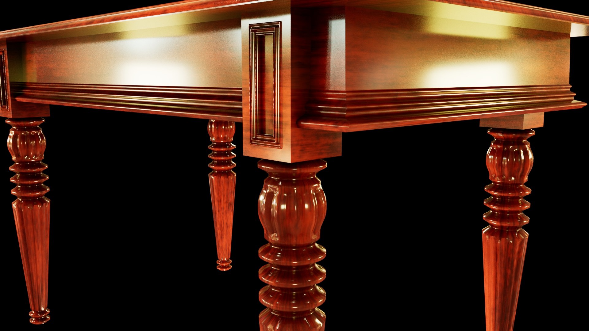 3D Classical Coffee Table - TurboSquid 2373633