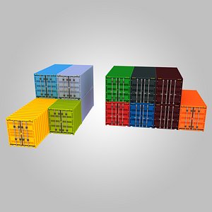 3D Model Voxel Shipping Container - TurboSquid 1612069
