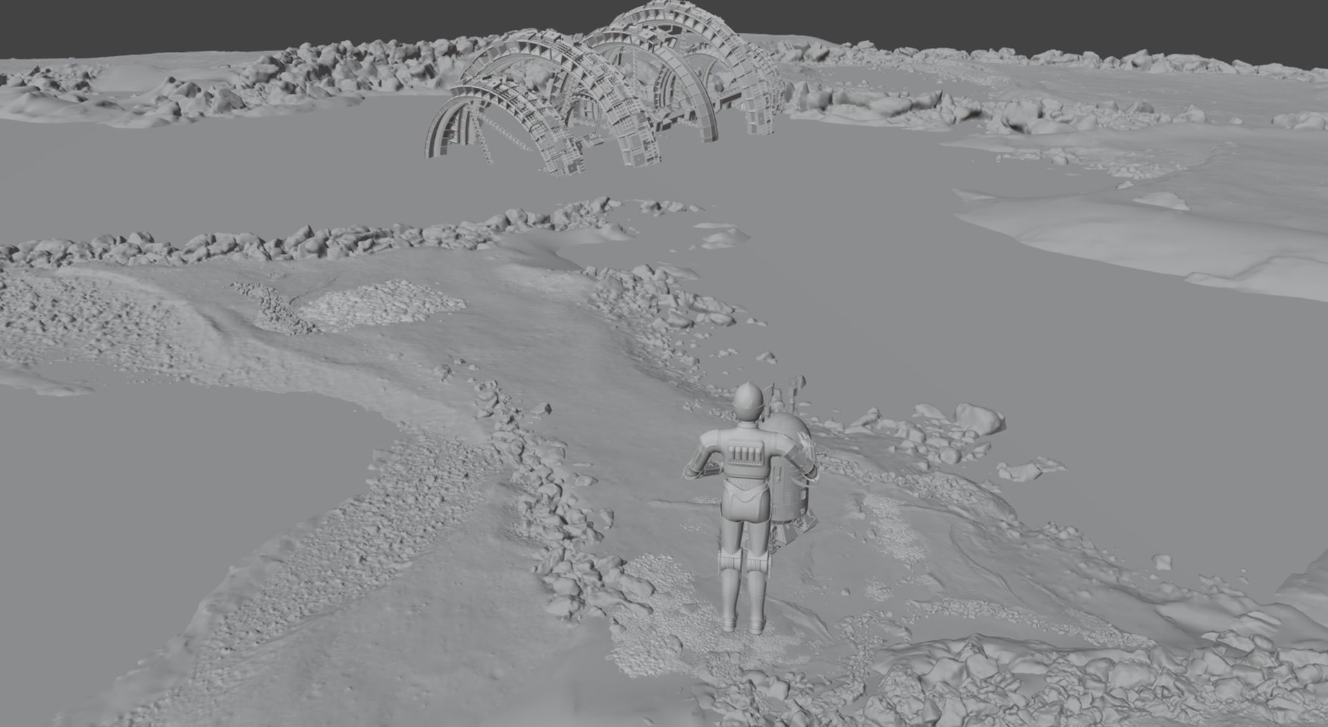 3D Desert Scene - TurboSquid 2122429