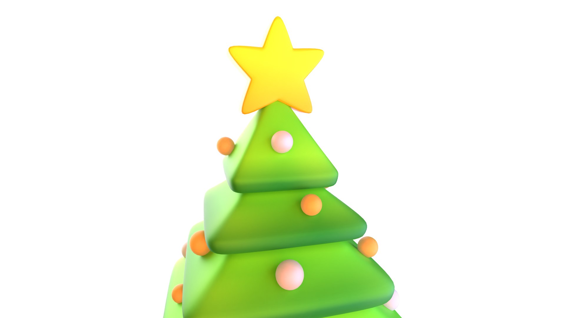 3D Cartoon Christmas Tree Animated 3d Model Model - TurboSquid 2168335