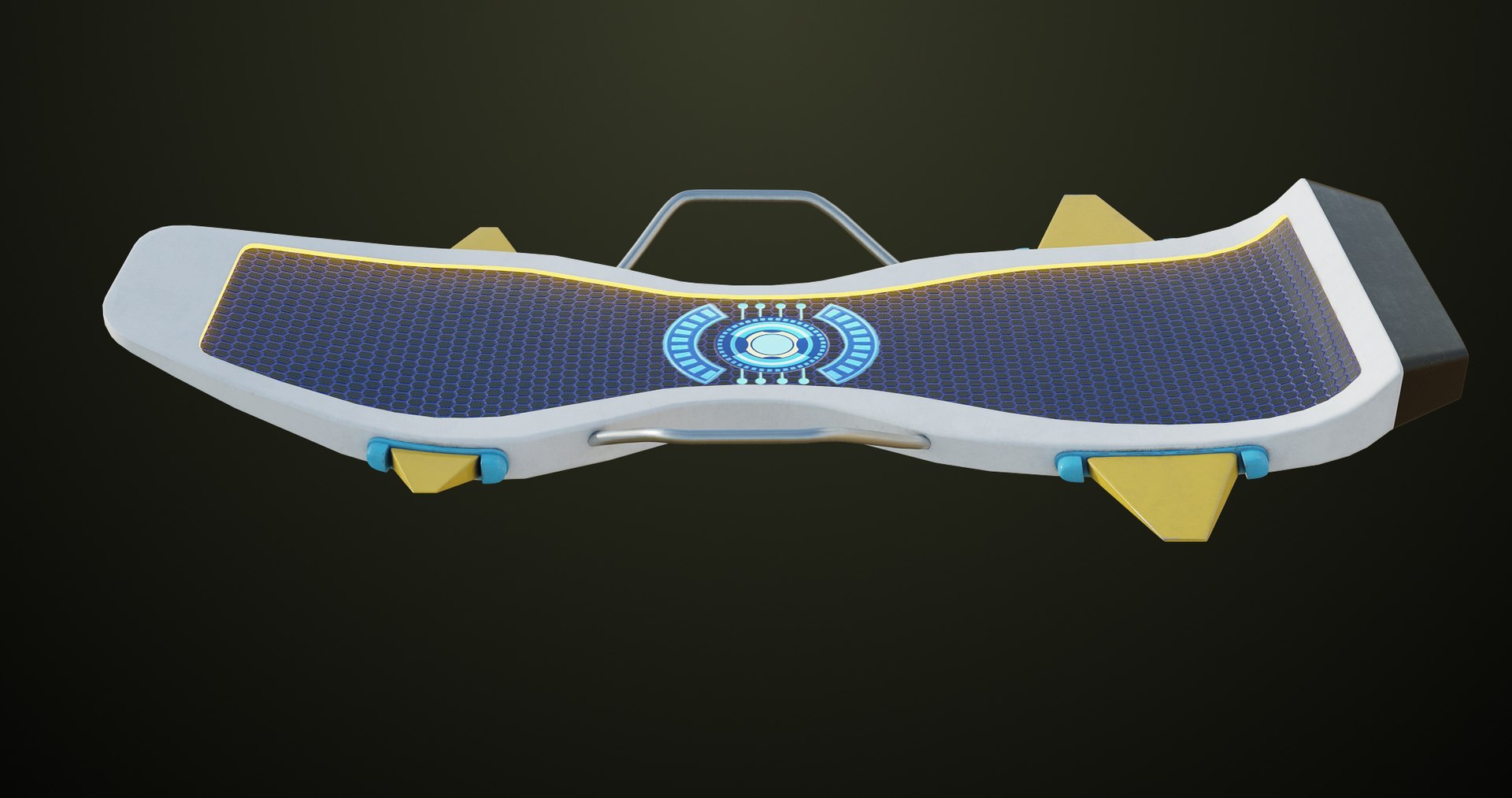 3D Model 5 Sci Fi Hoverboards All PBR Unity UE Textures Included ...