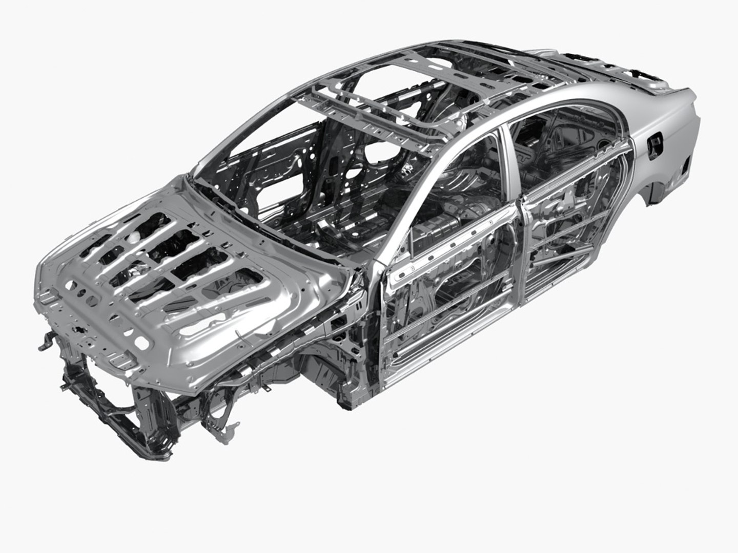 3D Body Car Frame - TurboSquid 1199807