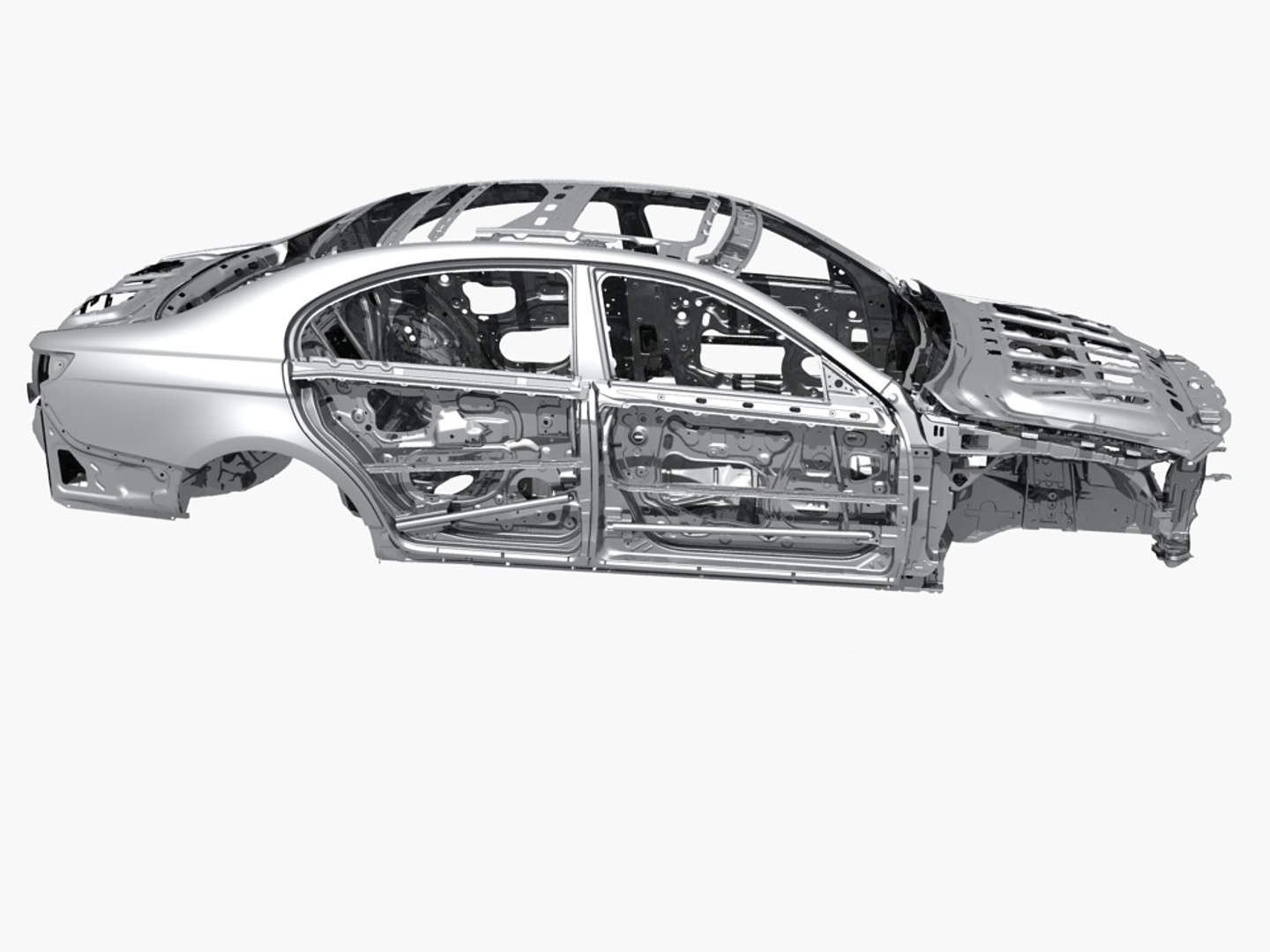 3D Body Car Frame - TurboSquid 1199807