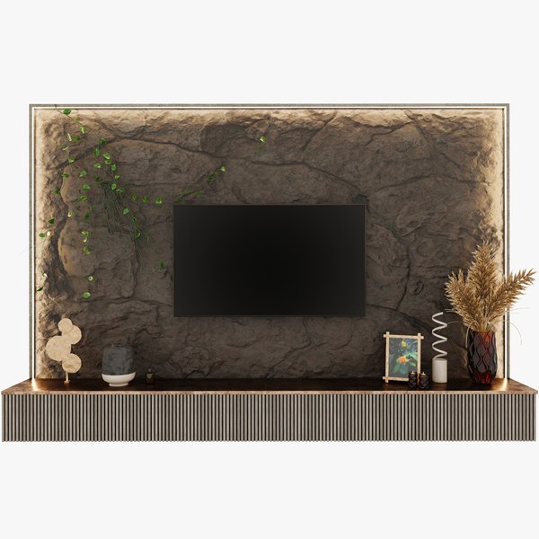 modelo 3d TV wall - TurboSquid 1960714