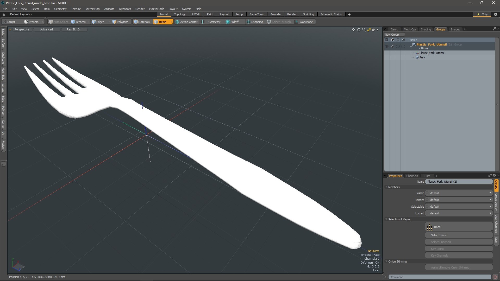 3D Plastic Fork Utensil - TurboSquid 2201856