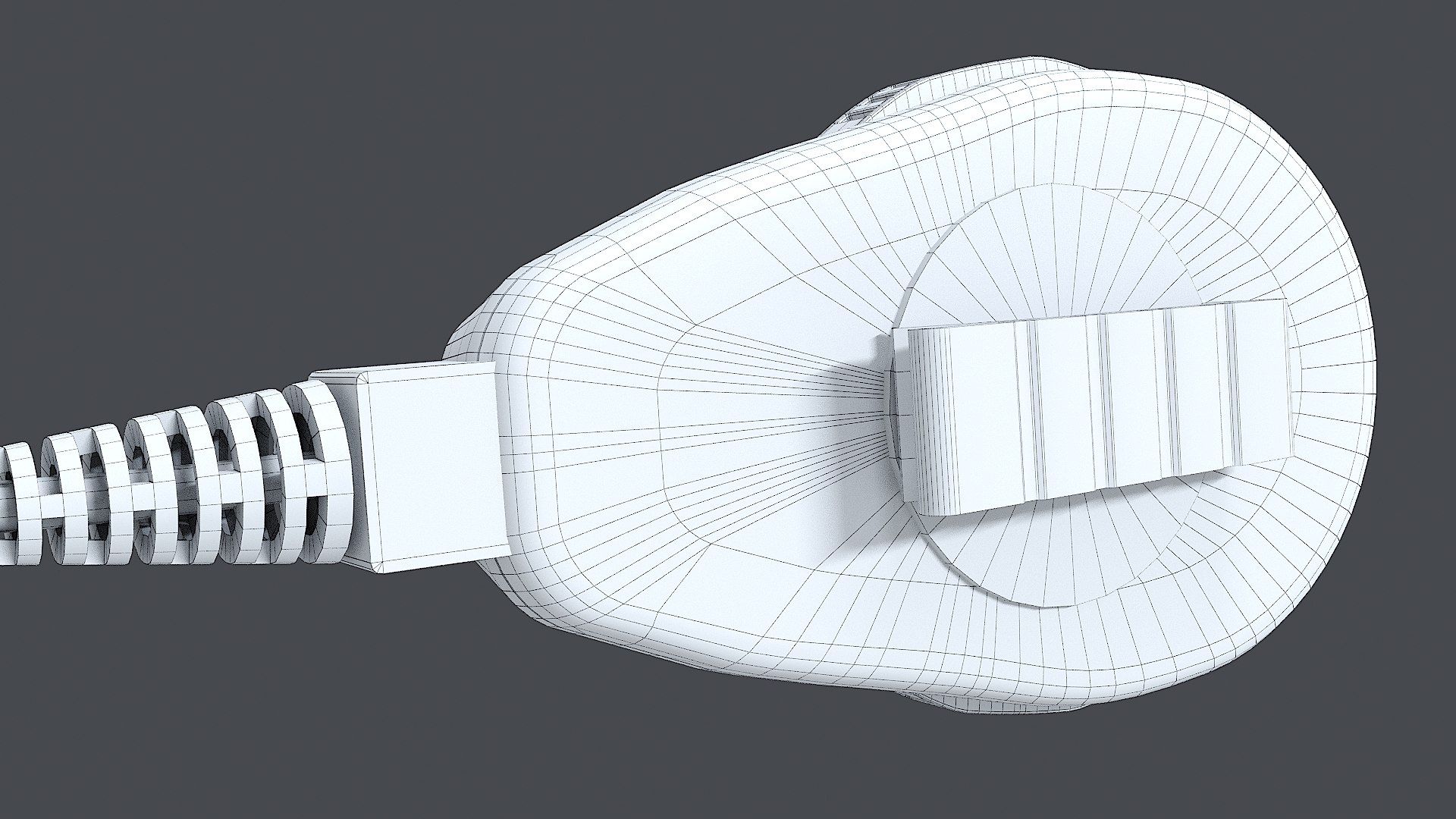 2 Way Radio Radio And Mic Firefighter EMS 3D - TurboSquid 1763123