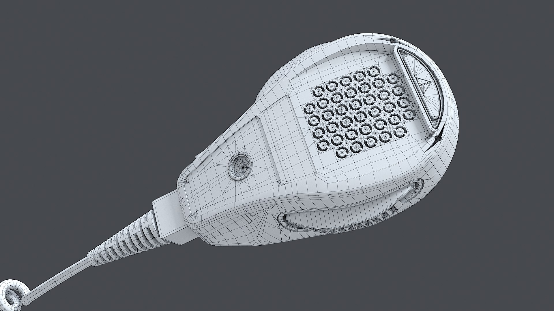 2 Way Radio Radio And Mic Firefighter EMS 3D - TurboSquid 1763123