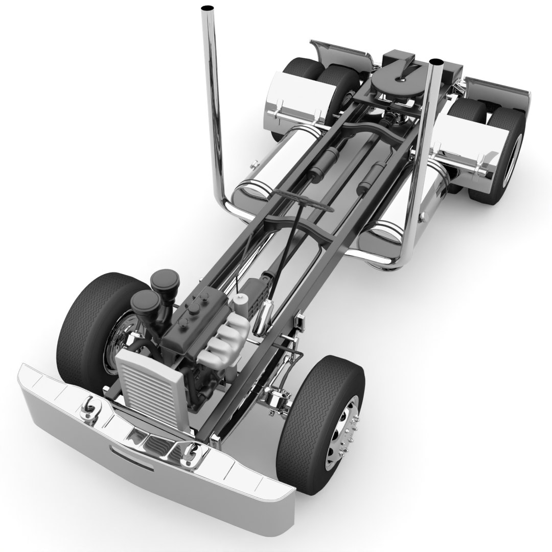 3D Truck Chassis - TurboSquid 1853036