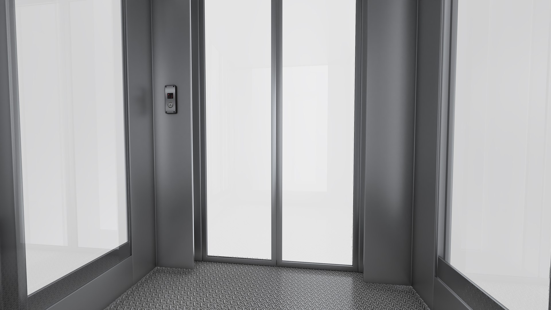 Glass Elevator 3D Model - TurboSquid 2216807