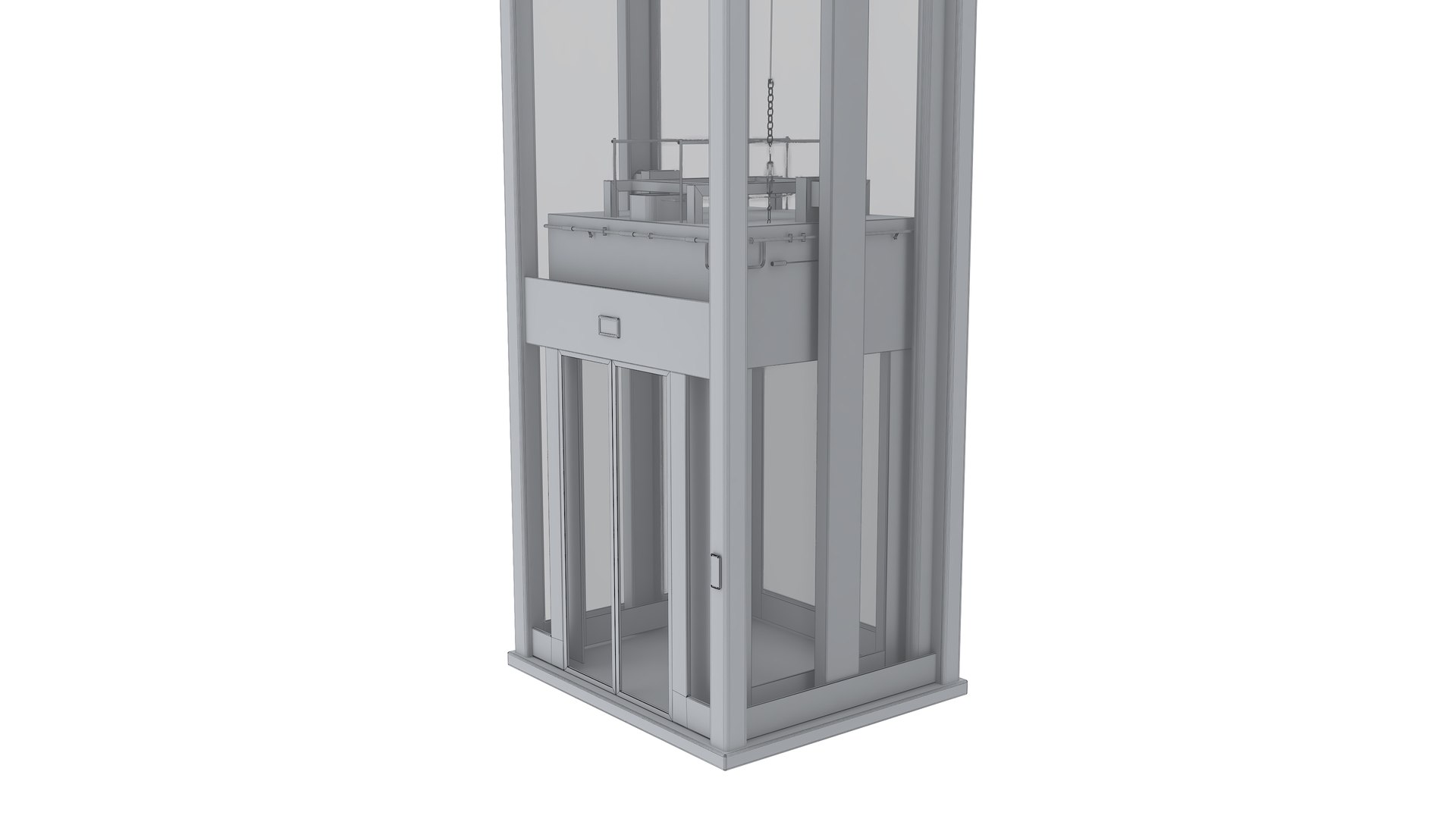 Glass Elevator 3D Model - TurboSquid 2216807