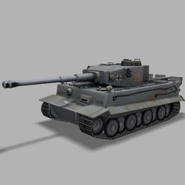 Tiger Tank 3D Models for Download | TurboSquid