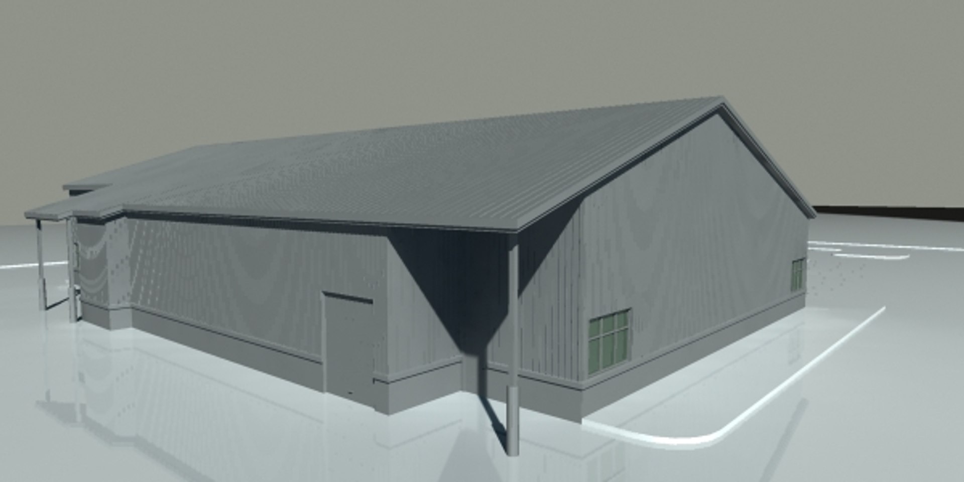 Office Building Structure 3d Max