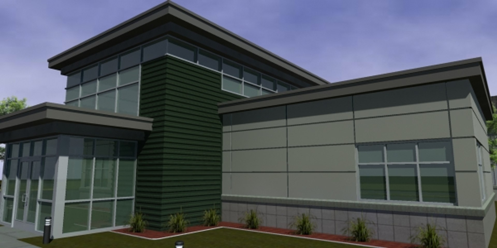 Office Building Structure 3d Max