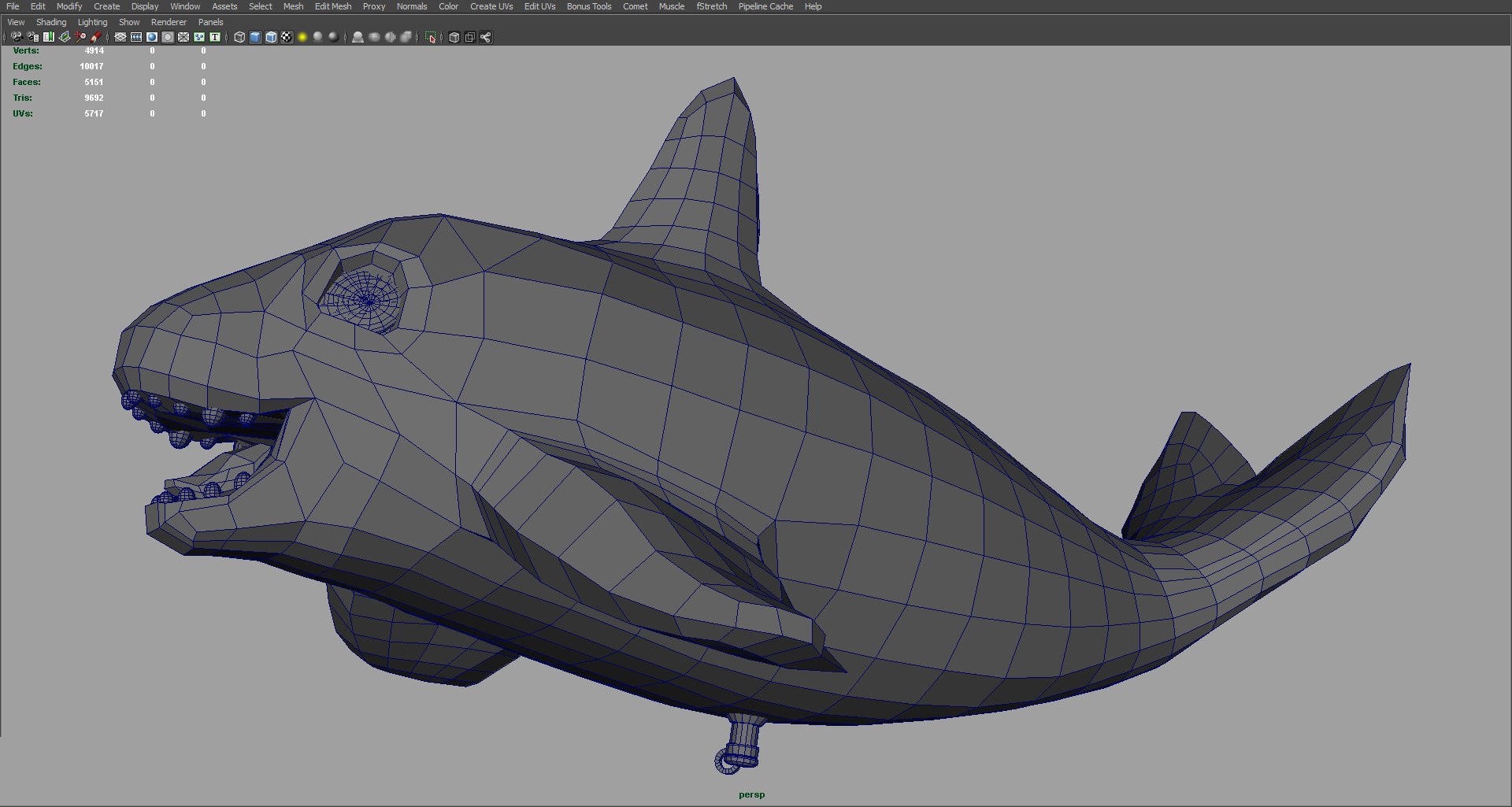 3d Toy Orca Model