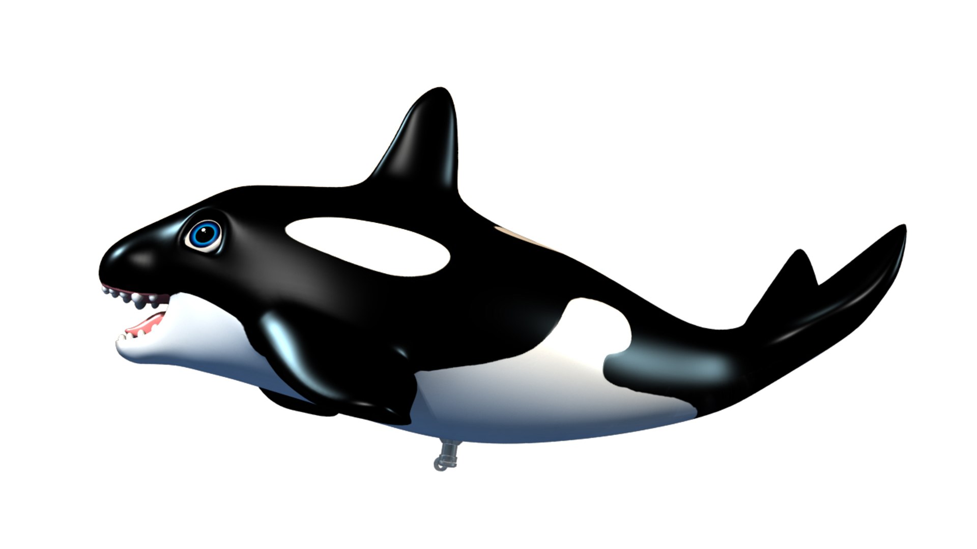 3d Toy Orca Model