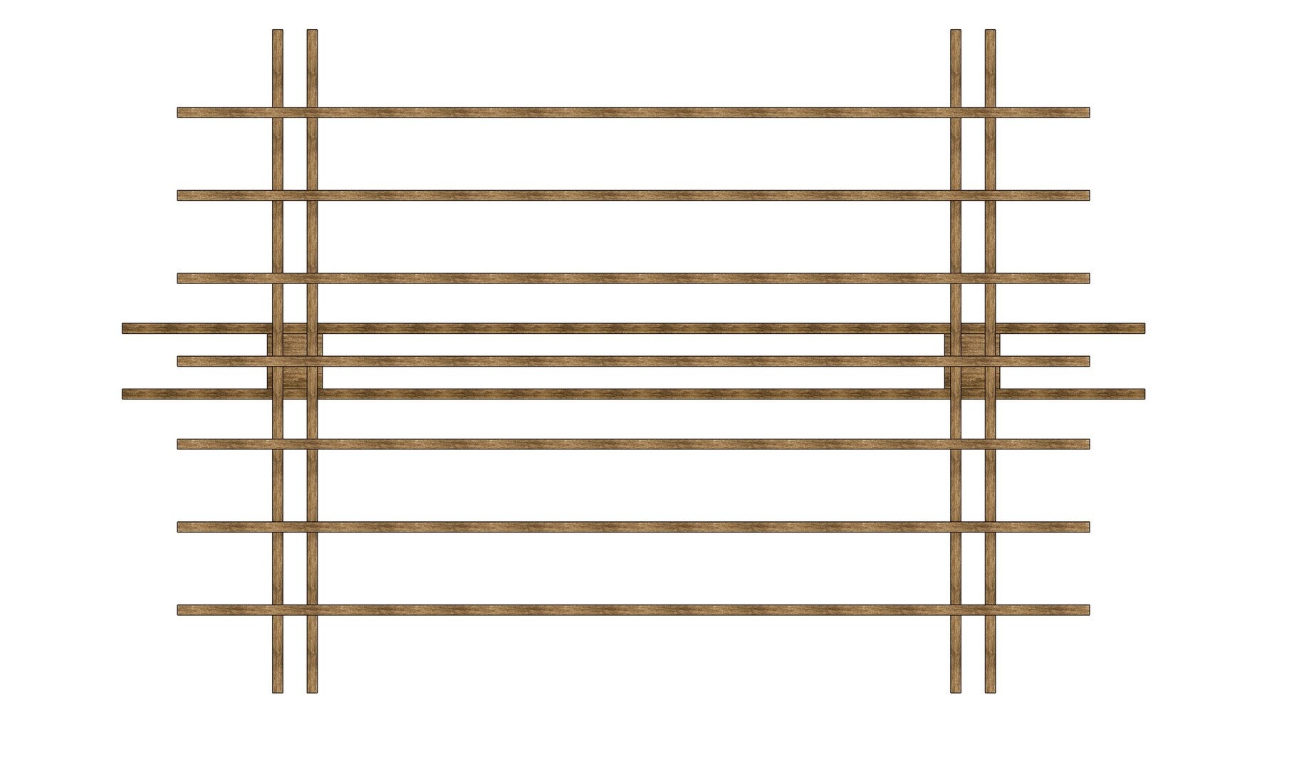 Decorative trellis 3D model - TurboSquid 1272982