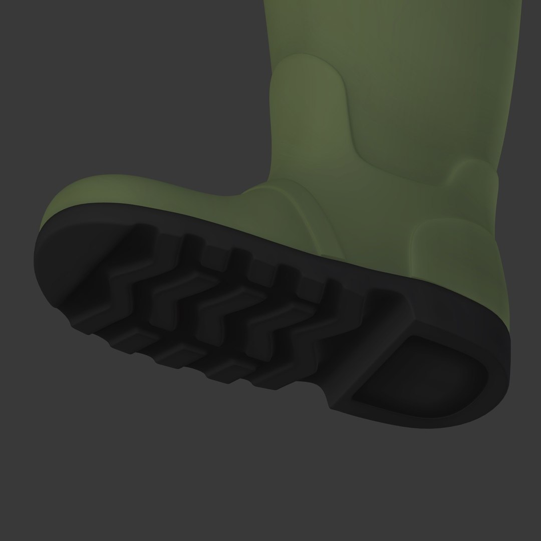 3D rain boots model - TurboSquid 1312296