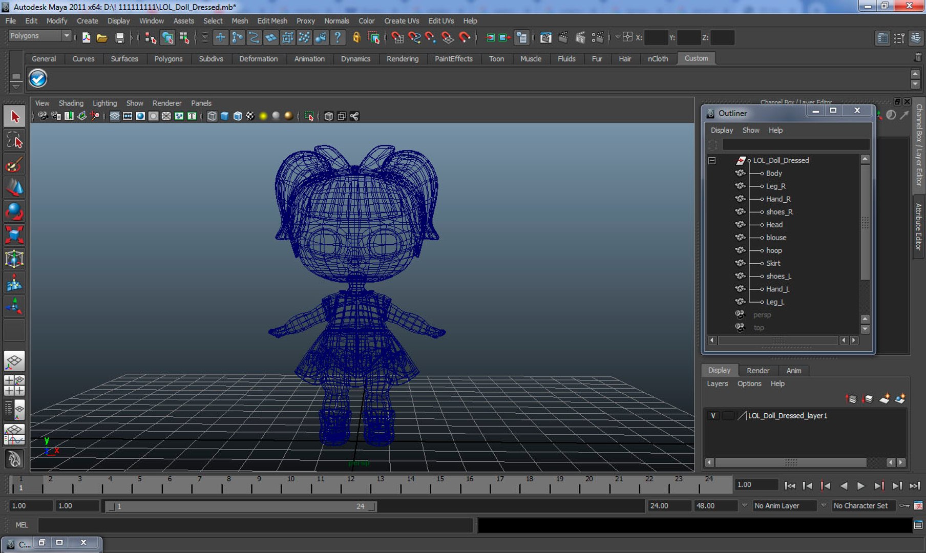 3D lol doll dressed model - TurboSquid 1417901