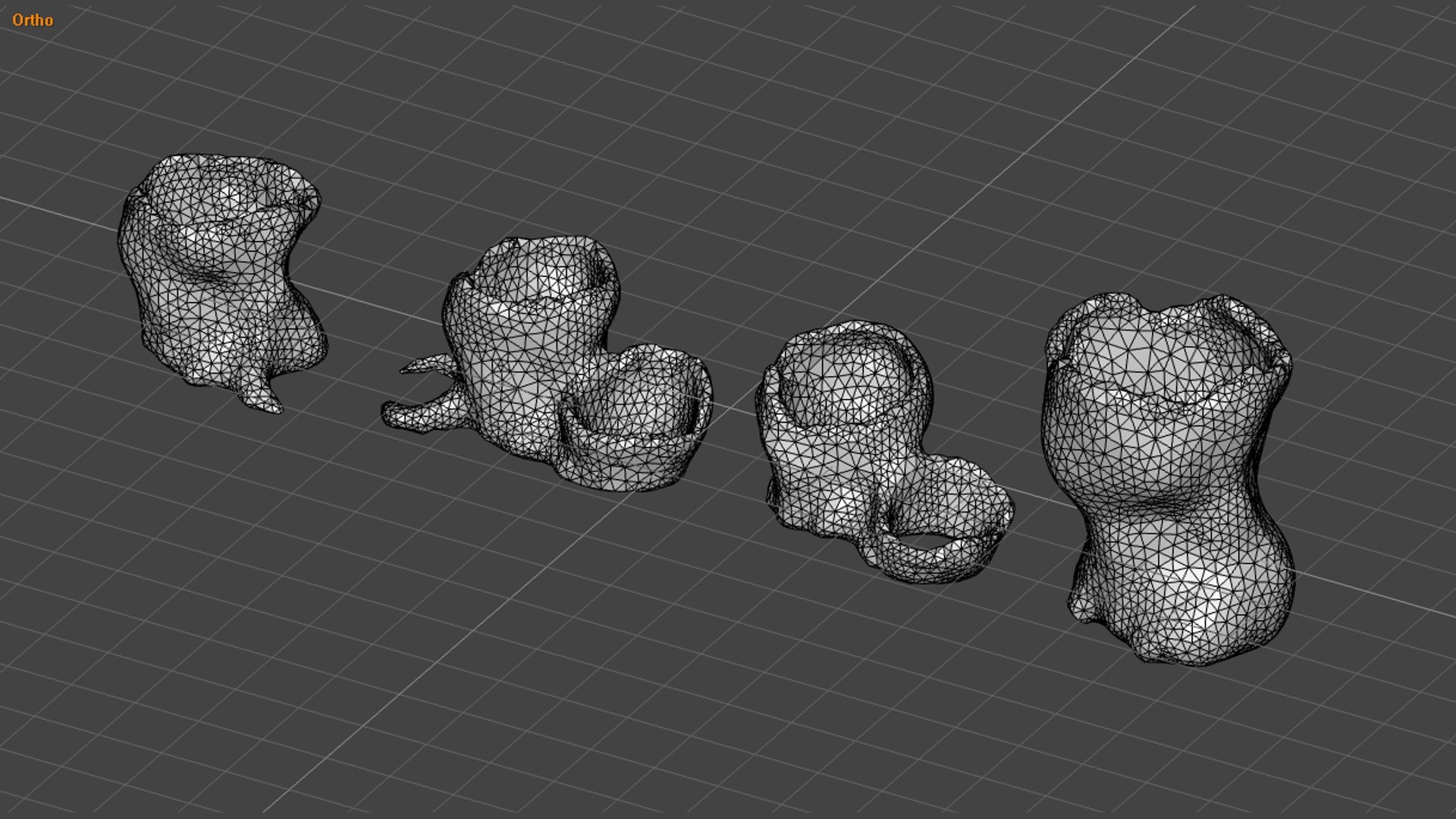 Alien Tubes - Red 3D Model - TurboSquid 2212005