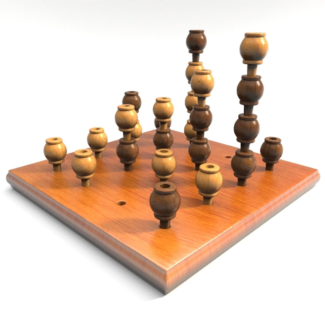 3d Obj Chess Board
