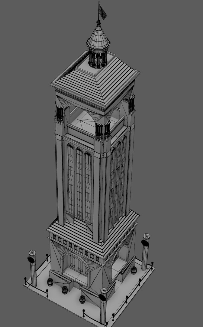 Fantasy Guard Tower Model - TurboSquid 1271041