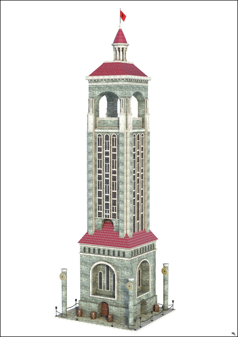 Fantasy Guard Tower Model - TurboSquid 1271041