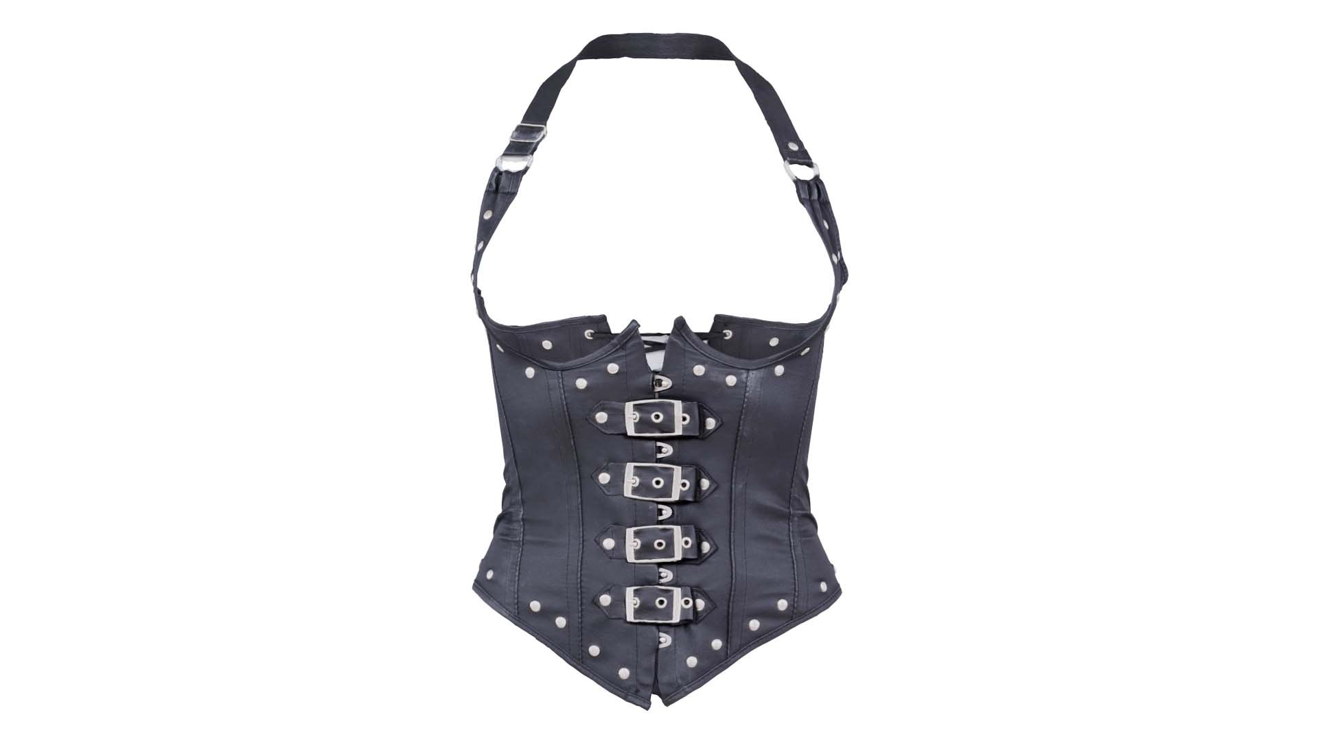 Front Buckles Corset Remastered 3D - TurboSquid 2360854