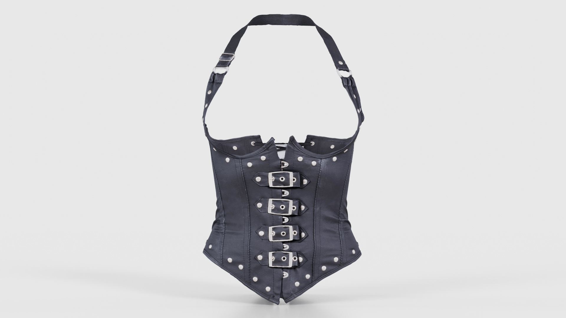 Front Buckles Corset Remastered 3D - TurboSquid 2360854