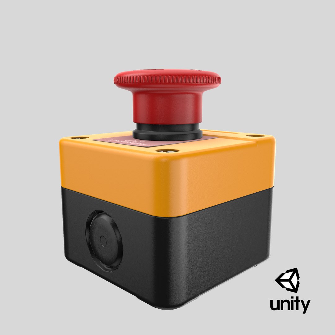 3D model emergency button - TurboSquid 1330519