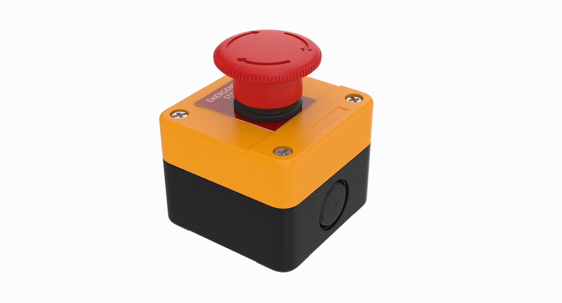 3D model emergency button - TurboSquid 1330519