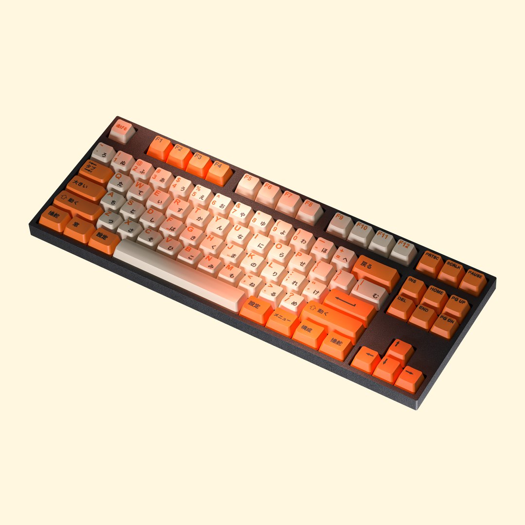 3D Keyboard Gaming China With Great Lighting - TurboSquid 2197377